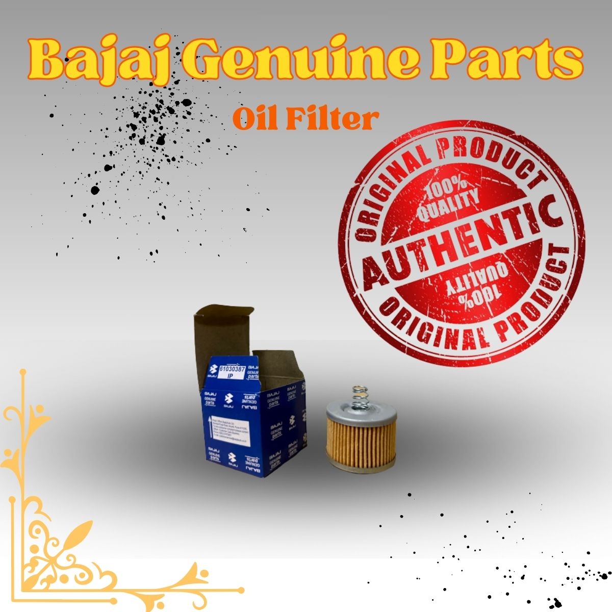 Oil Filter Bajaj Genuine Parts | Lazada PH