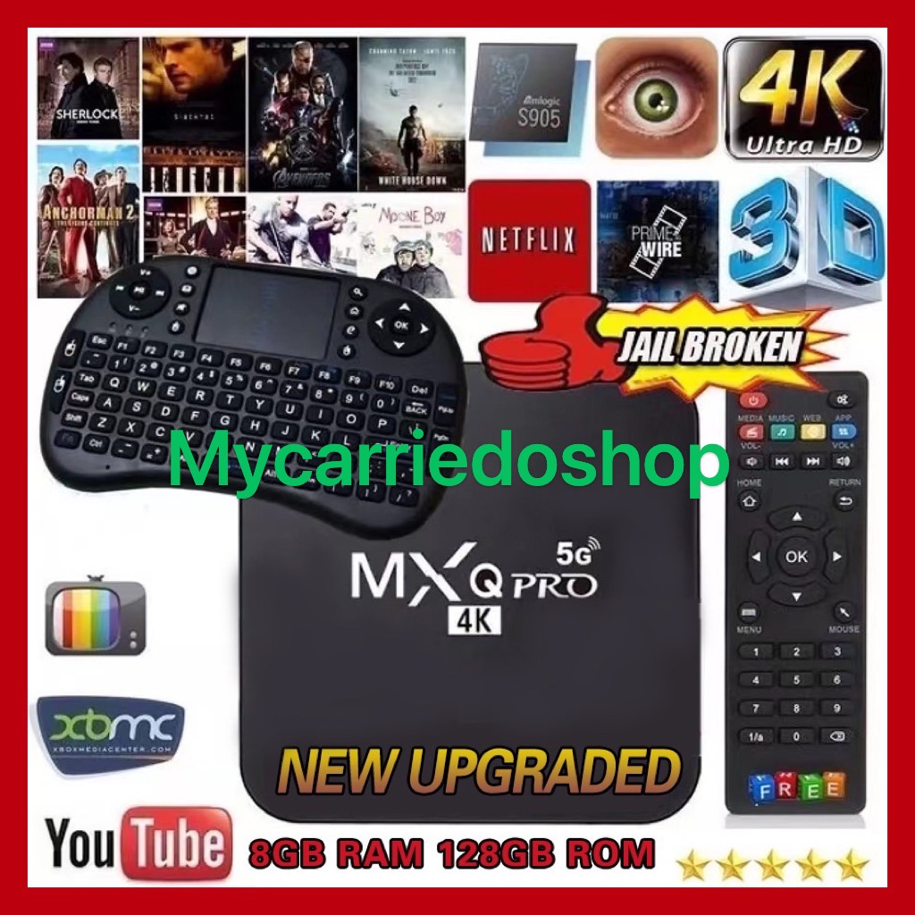 Pre-installed 4K 5G TV Box Latest Jailbreak Version Android 11.0 For ...
