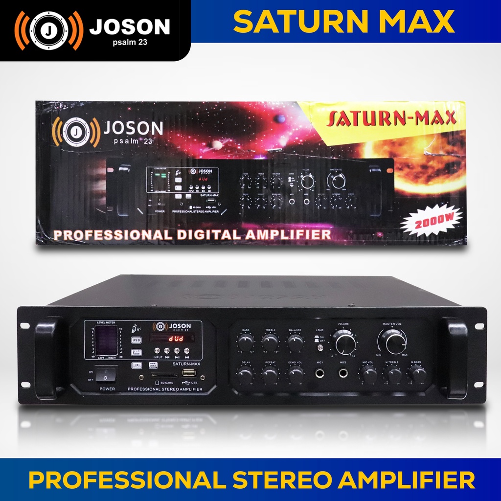 ♣JOSON SATURN MAX PROFESSIONAL AMPLIFIER 2022 MODEL | Lazada PH