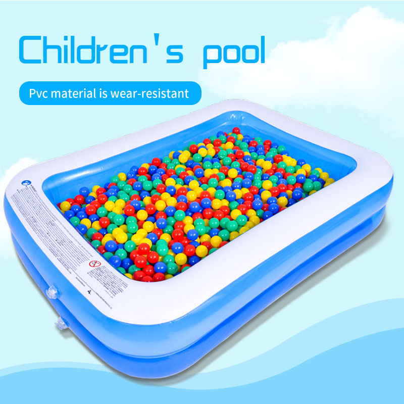 181cm*141cm*46cm Inflatable Swimming Pool Portable Foldable with ...