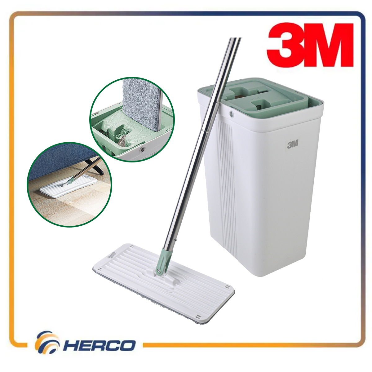 3M Scotch Brite Hands Free Compact Mop Bucket Asia | Lazada PH