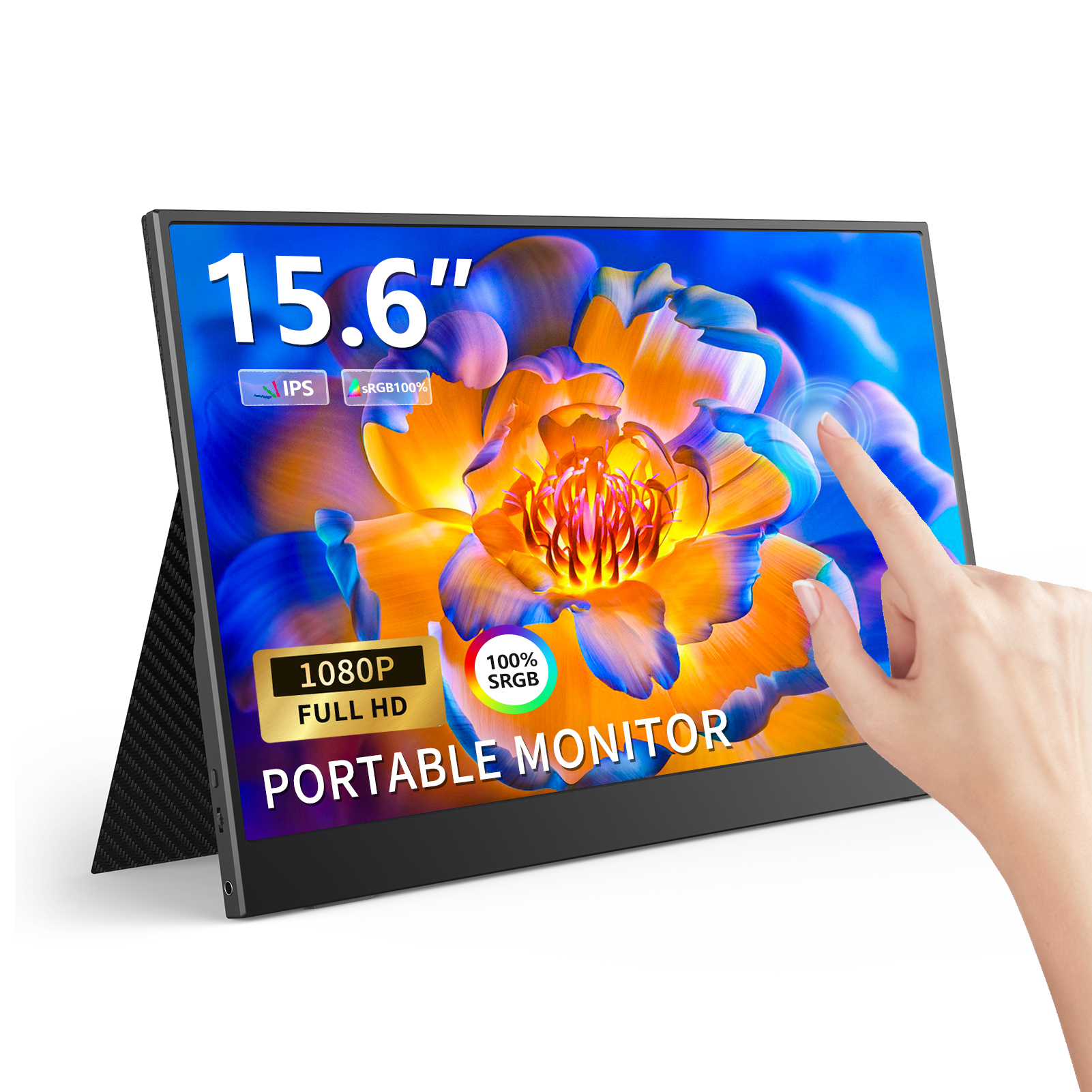 GAYYKO Portable Screen Monitor 15.6inch 1080 IPS Monitor For Laptop ...