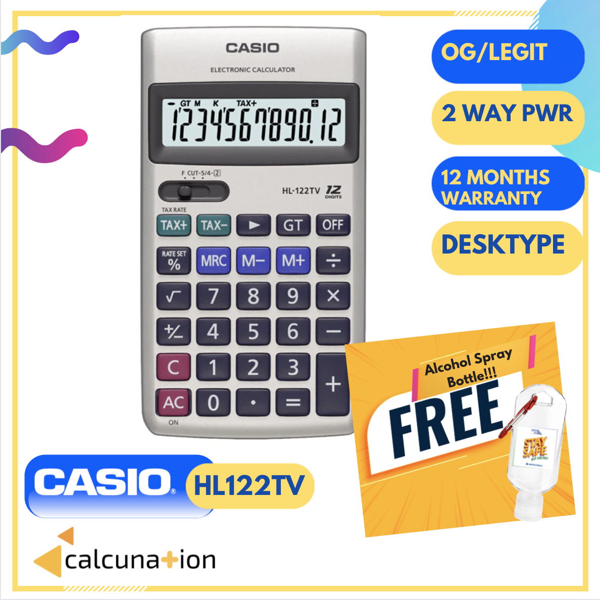 Calculator - CASIO HL122TV | Lazada PH