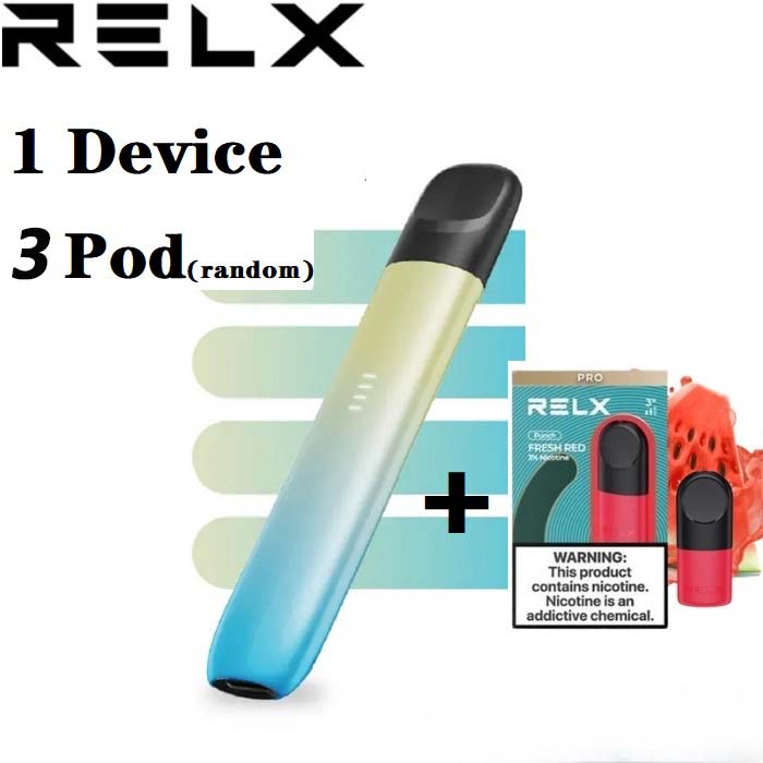《3 Free Pods》RELX Infinity Essential Phantom (5TH) Device Kits Vape Set ...