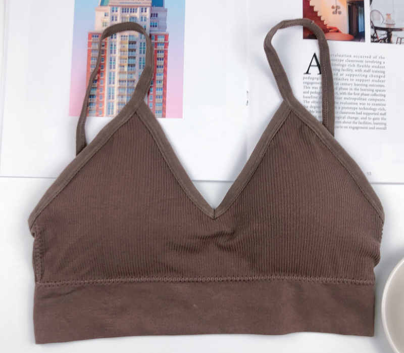 lucket Korean U Back Bra Women Yoga Sports Bra Wrapped Chest Vest Bras ...