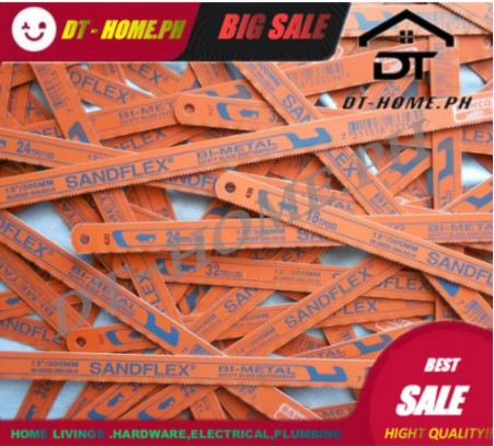 Sandflex Hacksaw Blade 18 TPI & 24 TPI / Metal hand-saw. lagaling bakal ...