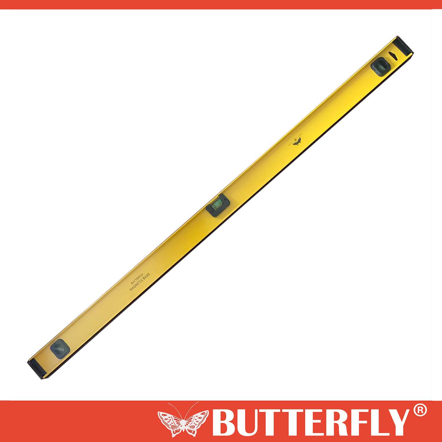 BUTTERFLY Tools Aluminum Level Bar with Magnet (36 inches / 90 cm, 48 ...