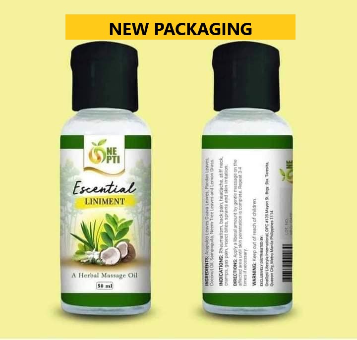 One Opti Escential Liniment Herbal Oil 100% Original | Lazada PH
