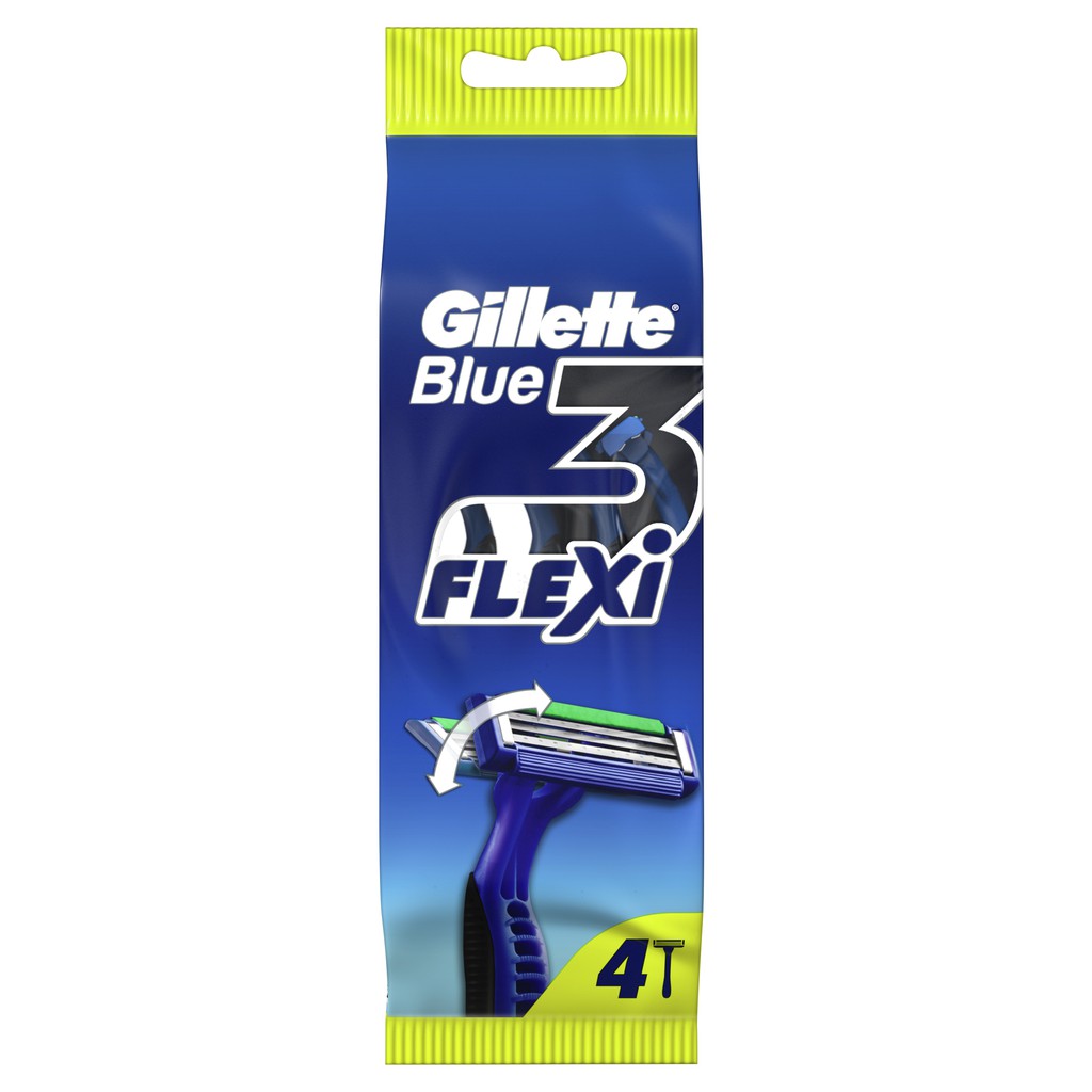 Gillette Disposable Blue 3 Flexi 4 | Lazada PH