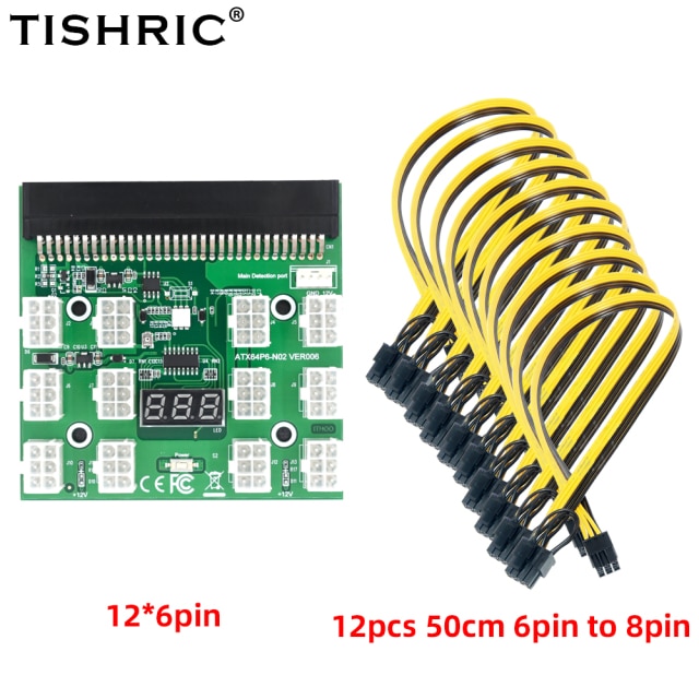 TISHRIC 2021 Breakout Board For HP 750W/1200W GPU PSU Power Module ...