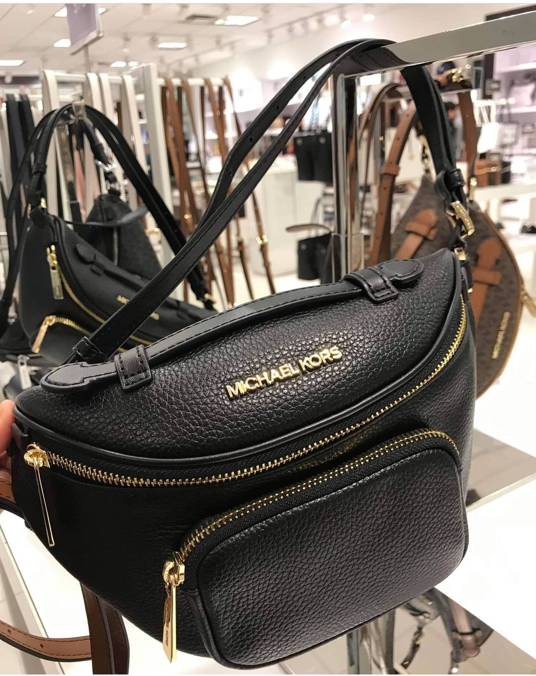 Guaranteed Original Michael Kors Erin XS Erin Waist Pack in Signature ...