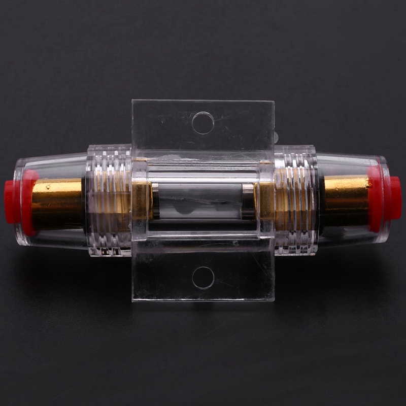 Car Stereo 8 Gauge AGU Support Fuse Holder and Fuse 60 Amp Audio Cable ...