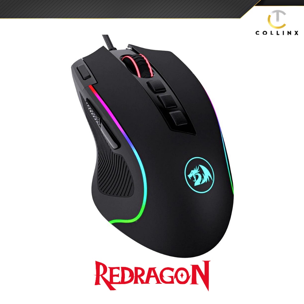 Redragon Predator RGB Gaming Mouse M612 | Supports DIY Keybinds Rapid ...