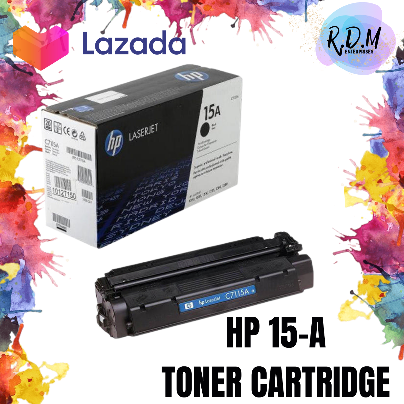HP 15a Original Black Toner Cartridge (C7115a) | Lazada PH