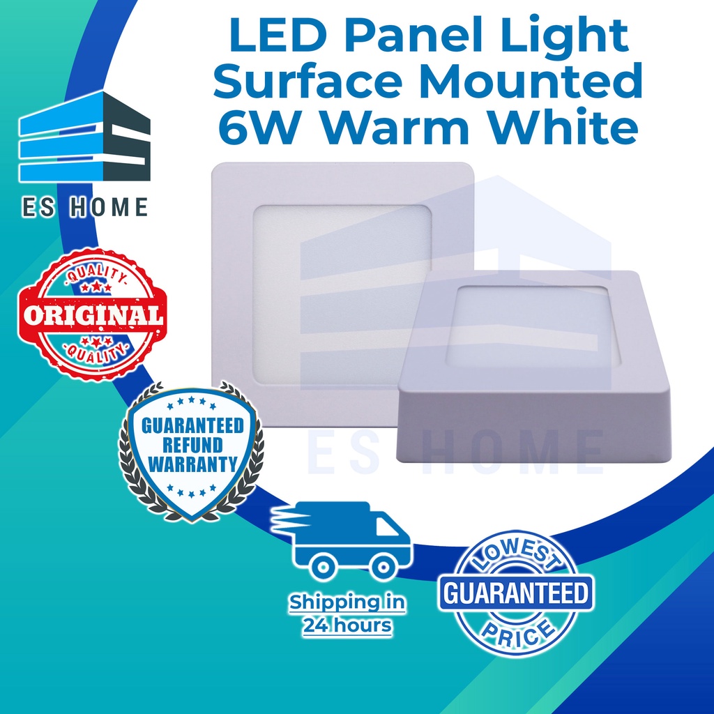 Brightex Surface Mounted LED Panel Light Square and Round 6-18W ...