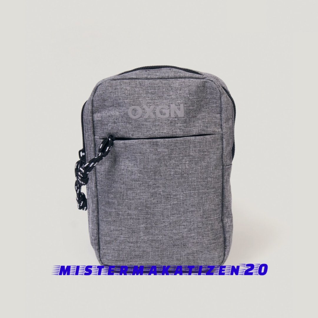 OXGN Premium Threads Mini Sling Bag With Print For Men And Women (Gray ...