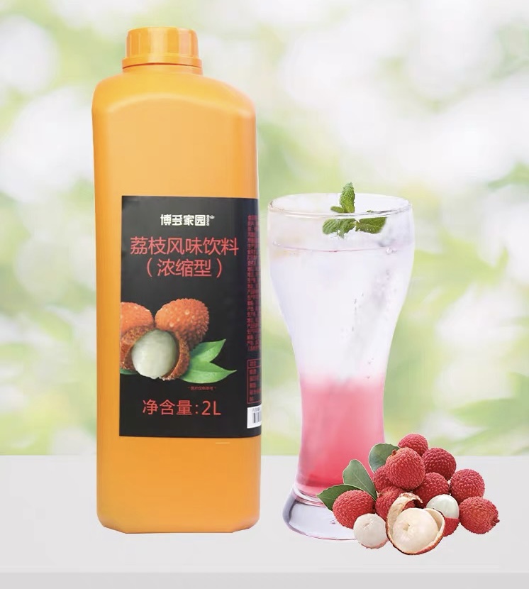 Boduo lychee syrup Mango syrup Fructose syrup NO.2 syrup 2.1L/fruit ...