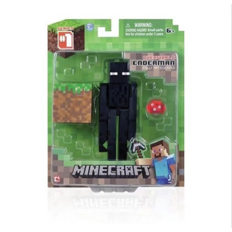 Minecraft Creeper Steve Iron Golem Derma mini-doll figure model ...