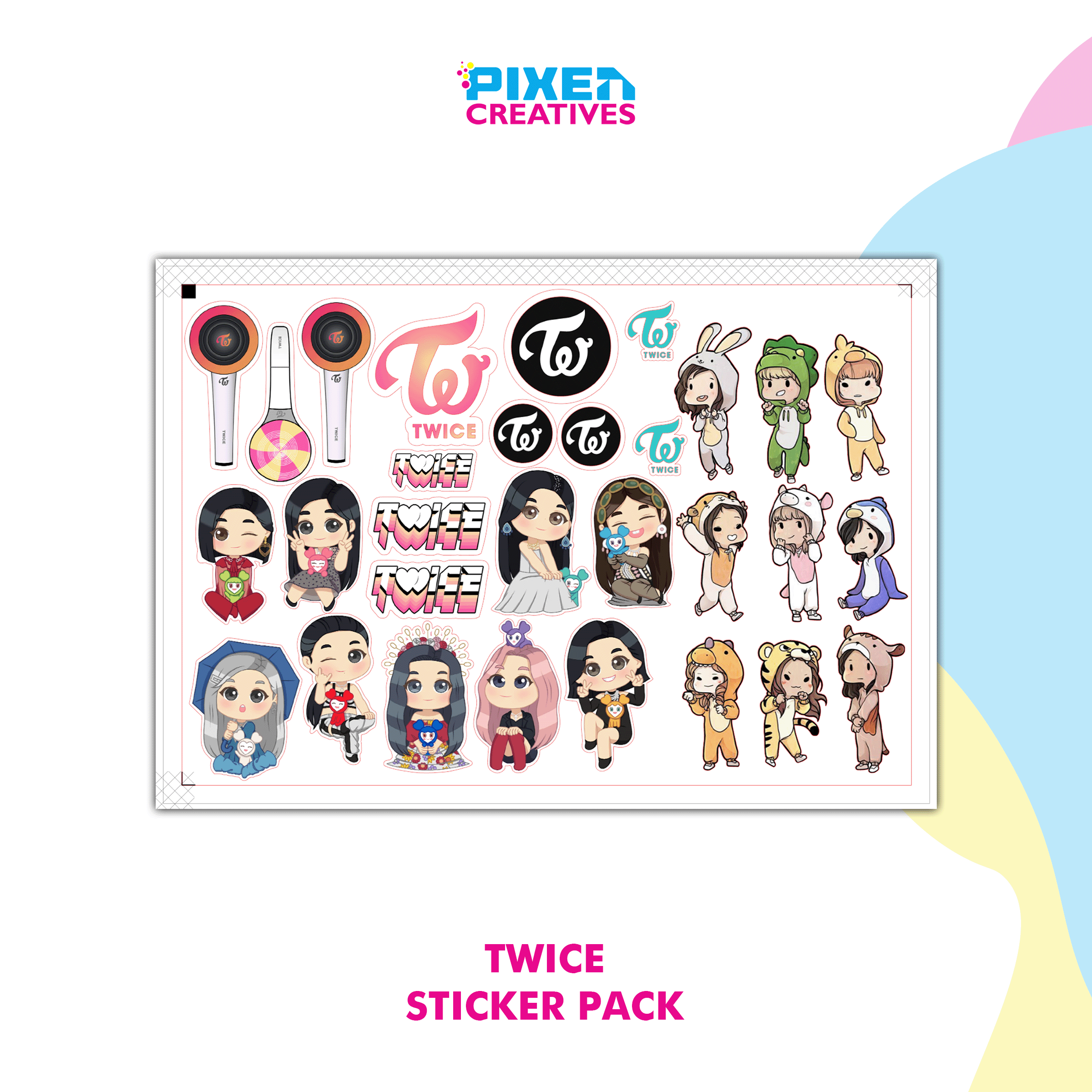 Twice Sticker Pack Vinyl Laminated | Lazada PH