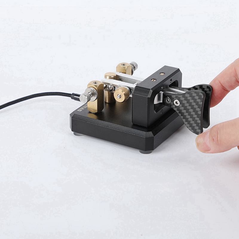 Morse Code Double Paddle Automatic Key Short Wave CW Transmitter HAM ...
