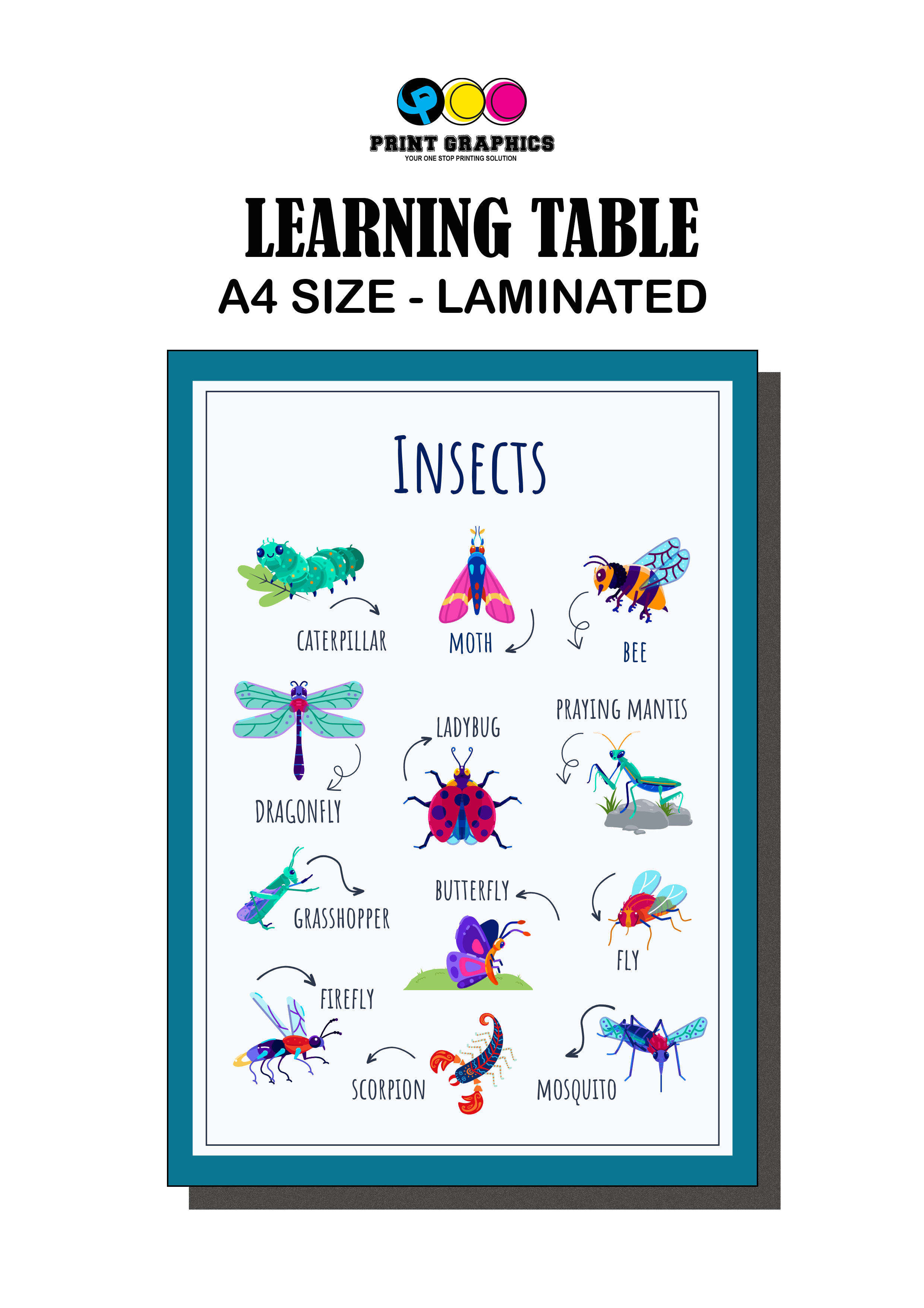 Learning Tables -INSECTS | Lazada PH