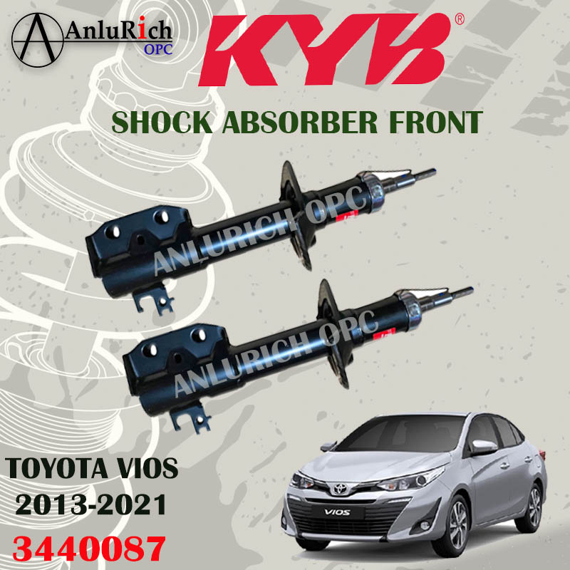 KYB SHOCK ABSORBER FRONT TOYOTA VIOS/YARIS 2013-2021( SET) PART NO ...