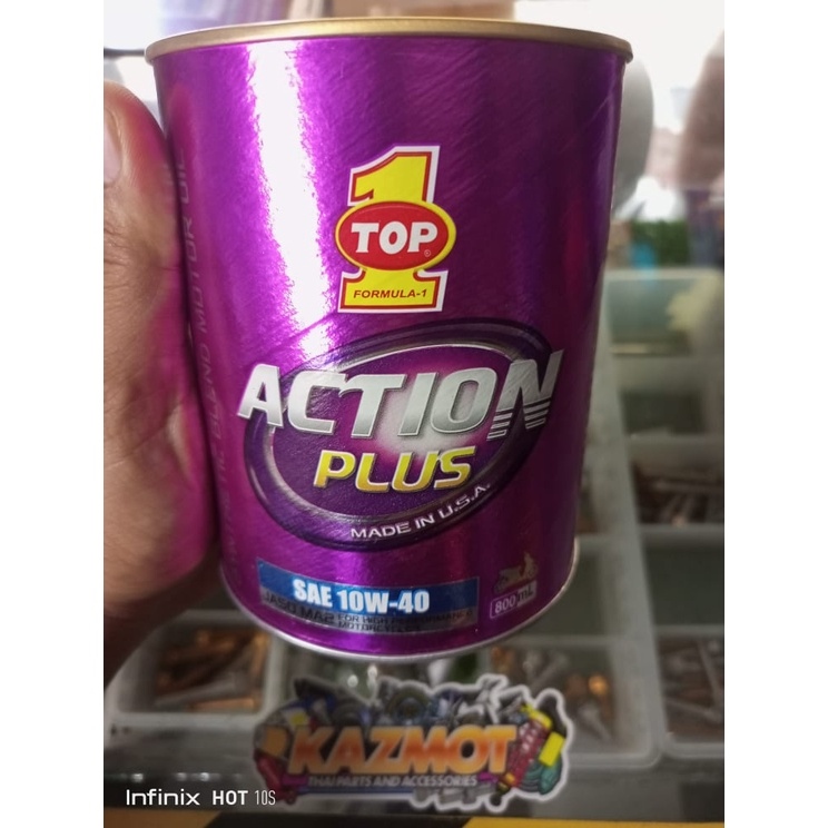ORIGINAL TOP 1 ACTION PLUS FULLY SYNTHETIC SAE (10W-40) FOR MOTORCYCLE ...