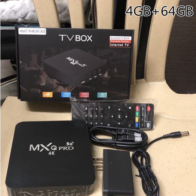 【Limited Time Sale】KKJBL MXQ TV Box 4K HD 4+64G 2.4Ghz WiFi Connection ...