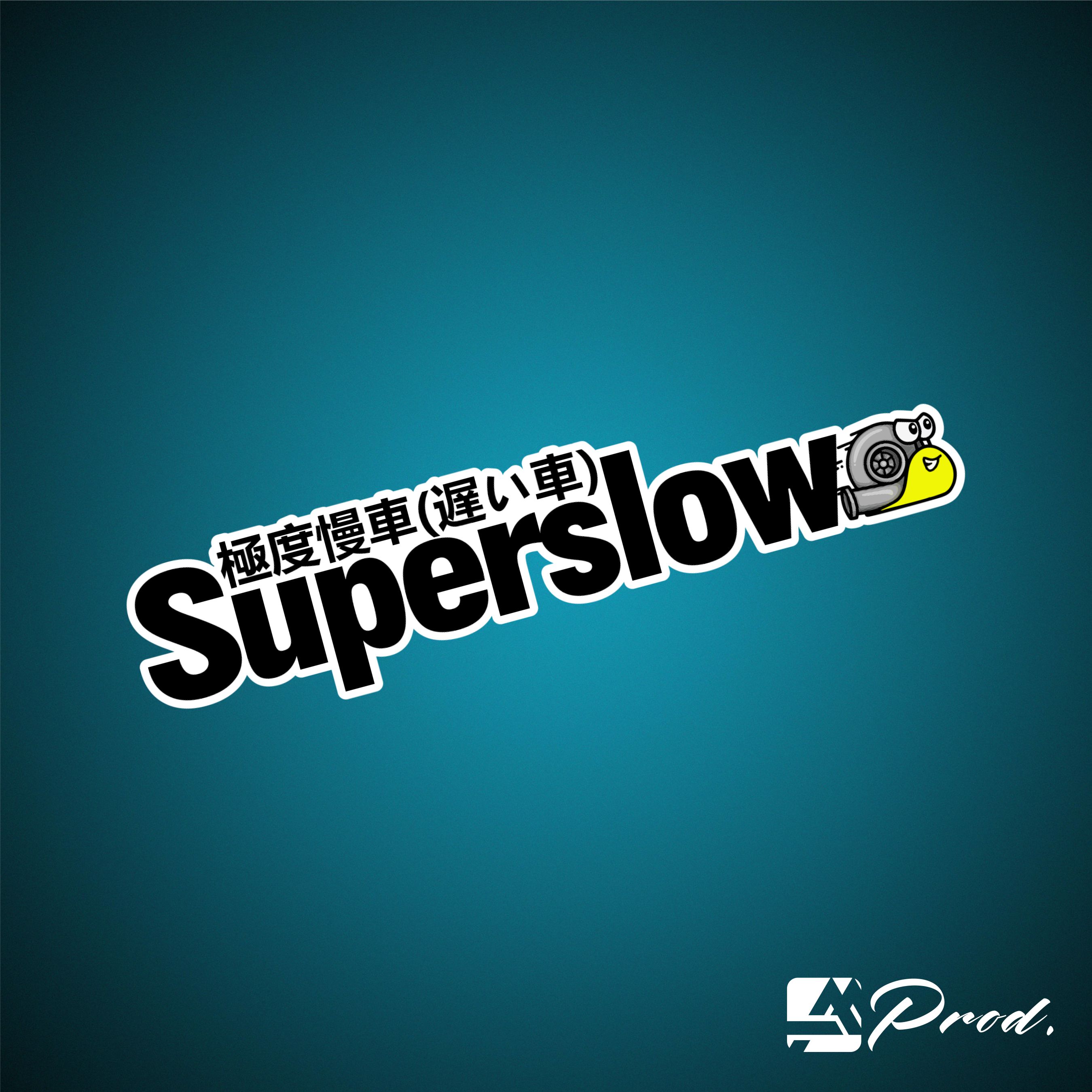 SUPER SLOW SNAIL DECAL STICKER FOR CAR/MOTORCYCLE AND HELMET | Lazada PH