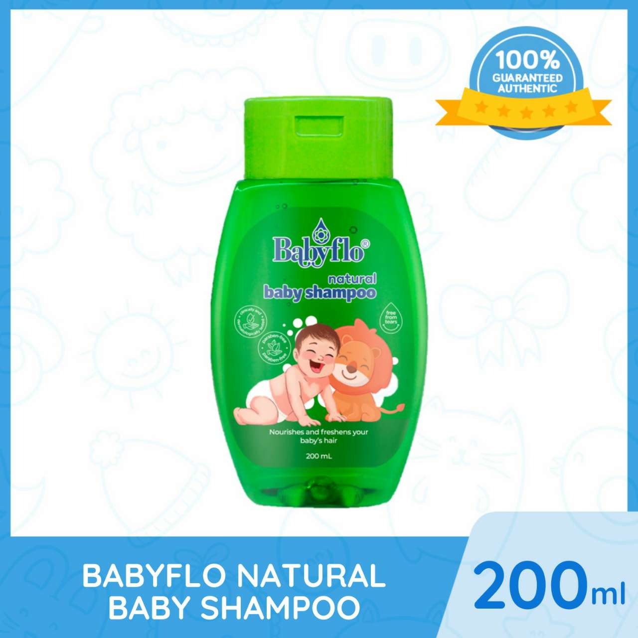 Babyflo Baby Shampoo Green Natural 200ml | Lazada PH