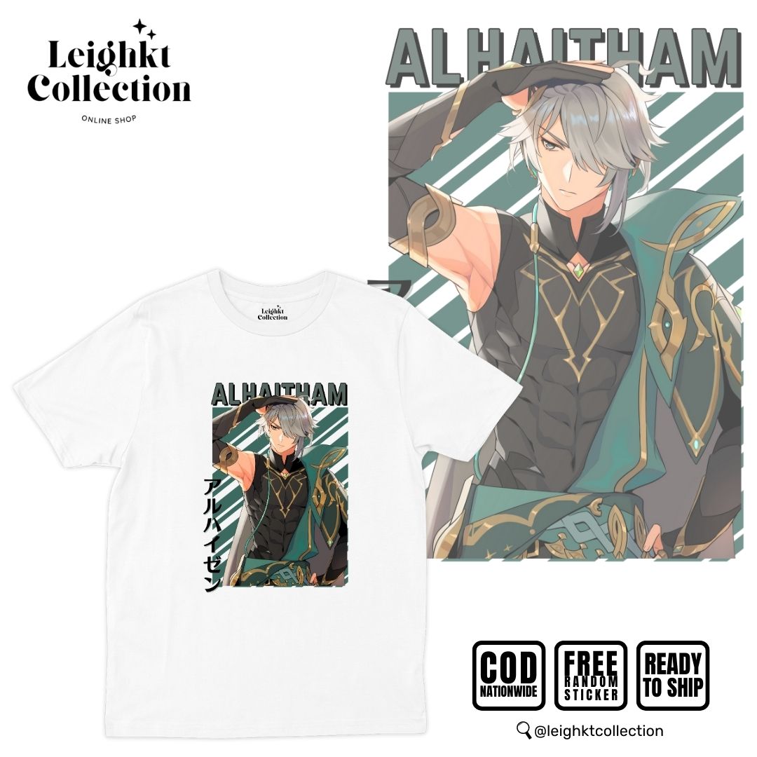 ALHAITHAM Genshin Impact Character Shirt『Cotton Spandex』 Leighkt ...