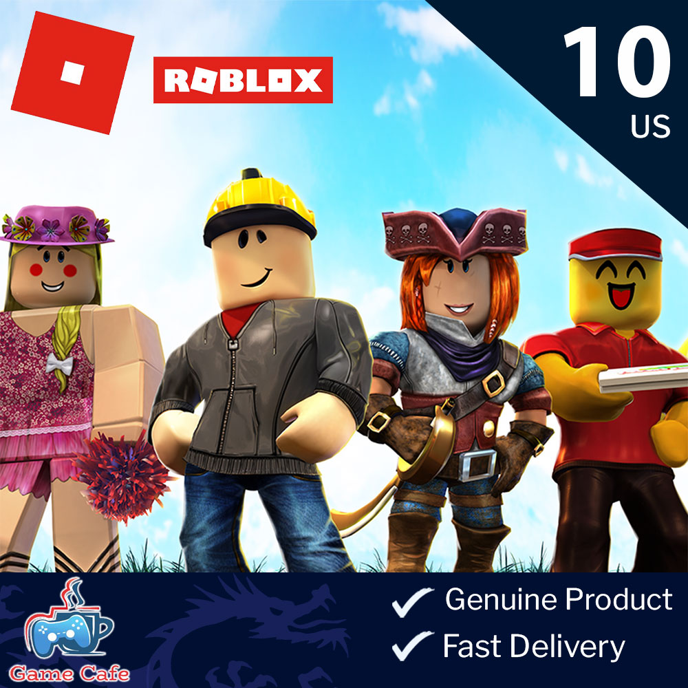 Roblox Gift Card US 10$ 800 Roblox, 25$, 50$ US Server Only - GAMECAFE ...