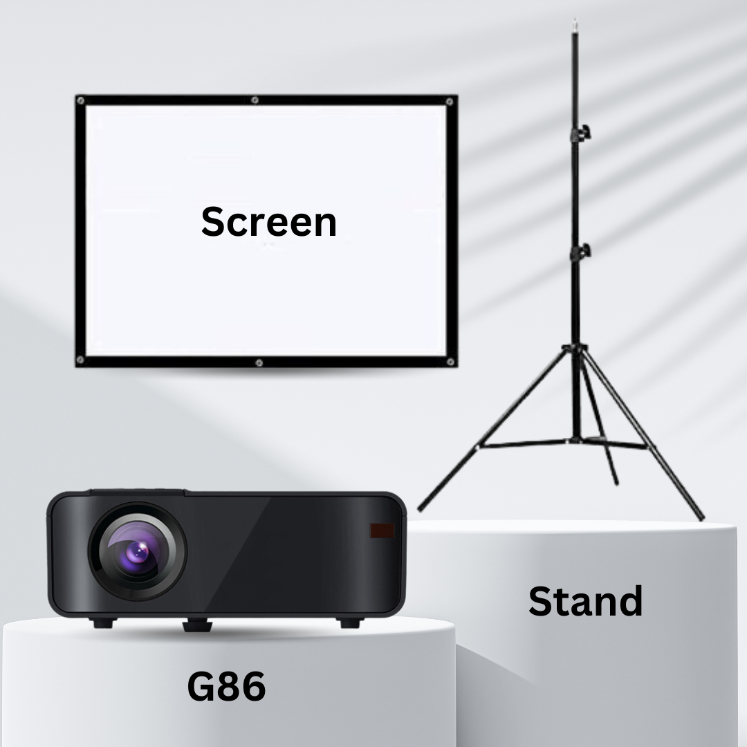 G86 Projector FULL HD 1080P Android Mini Projector WIFI LCD Led A80 ...