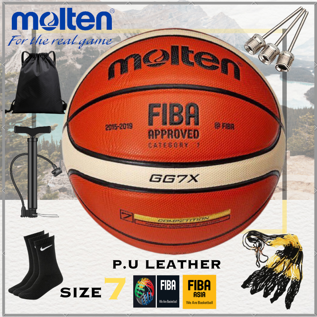 Original Wilson NBA Basketball Official Size 7 Premium Leather Good For ...