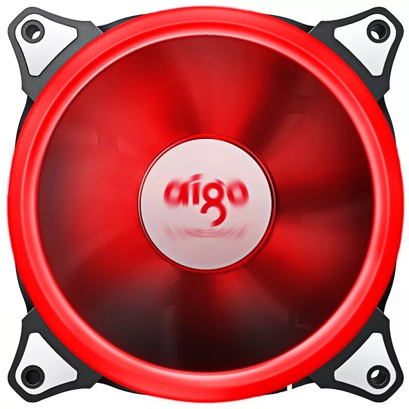 motorcycle Aigo 120mm Aurora Ring Rainbow Fan computer pc case cooling ...