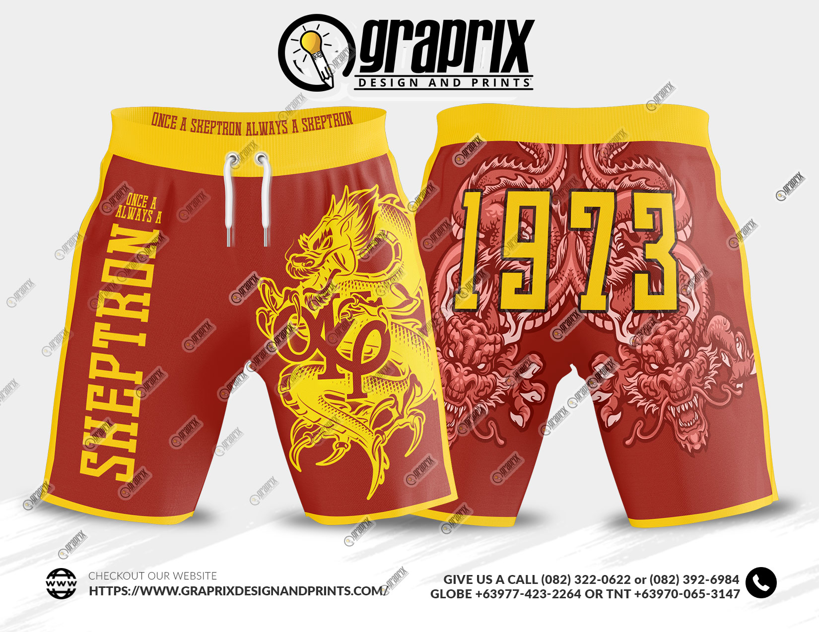 Akrho Skeptron Dragon Board Shorts Full Sublimation with pockets ...