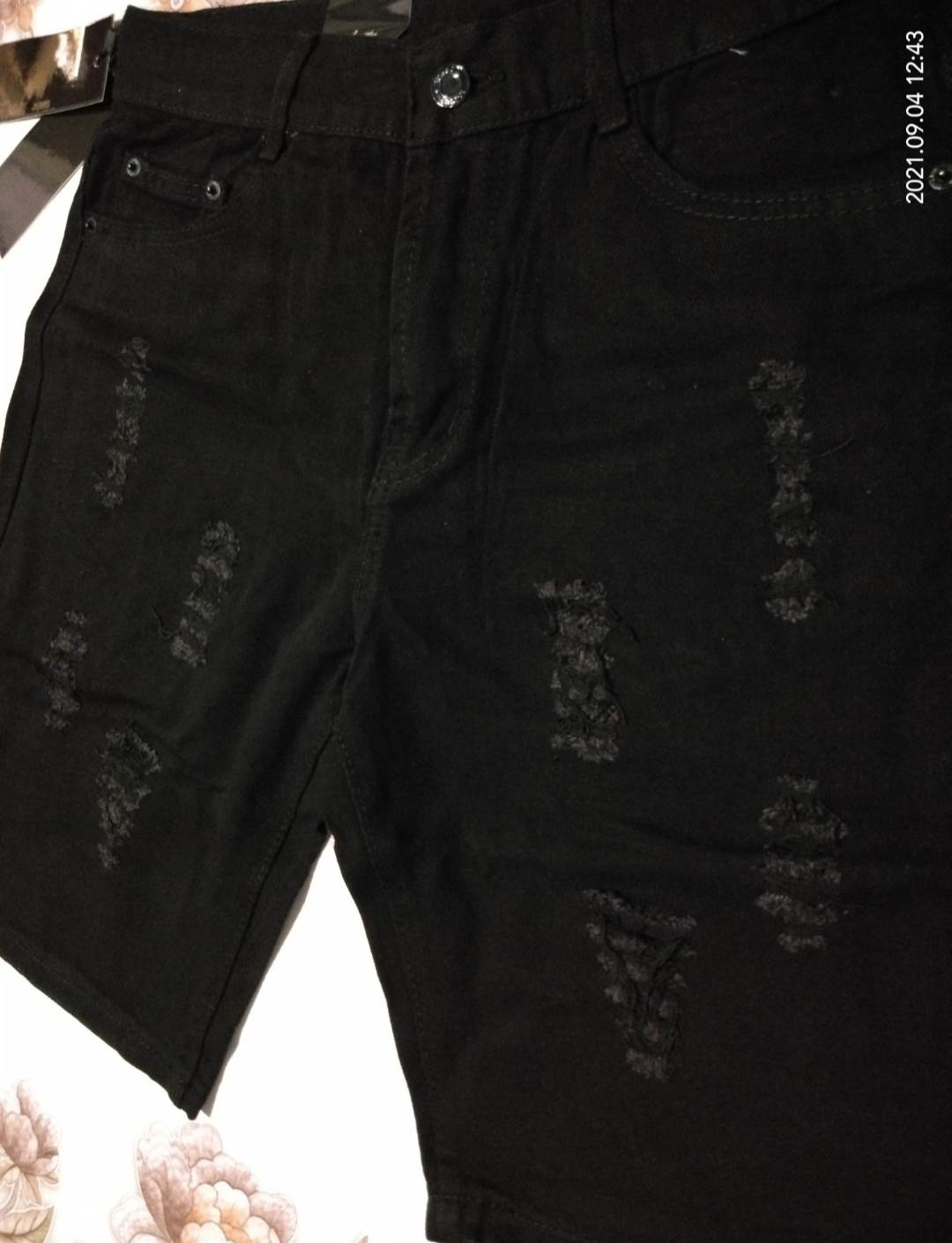 [28-36] Maong Short Men Denim Tattered Short Men for OOTD Short Casual ...