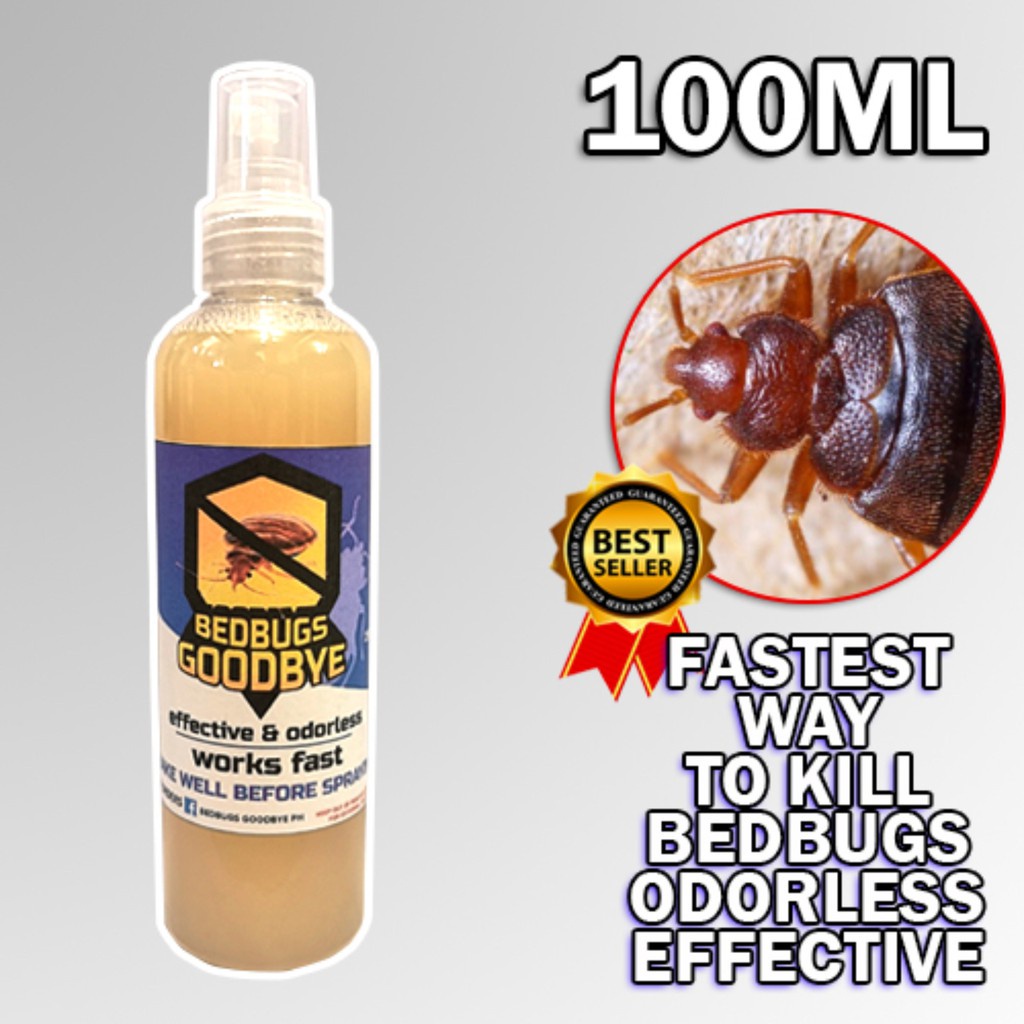 Bedbugs Goodbye Spray 100ml Natural Bed bugs Killer effective | Lazada PH