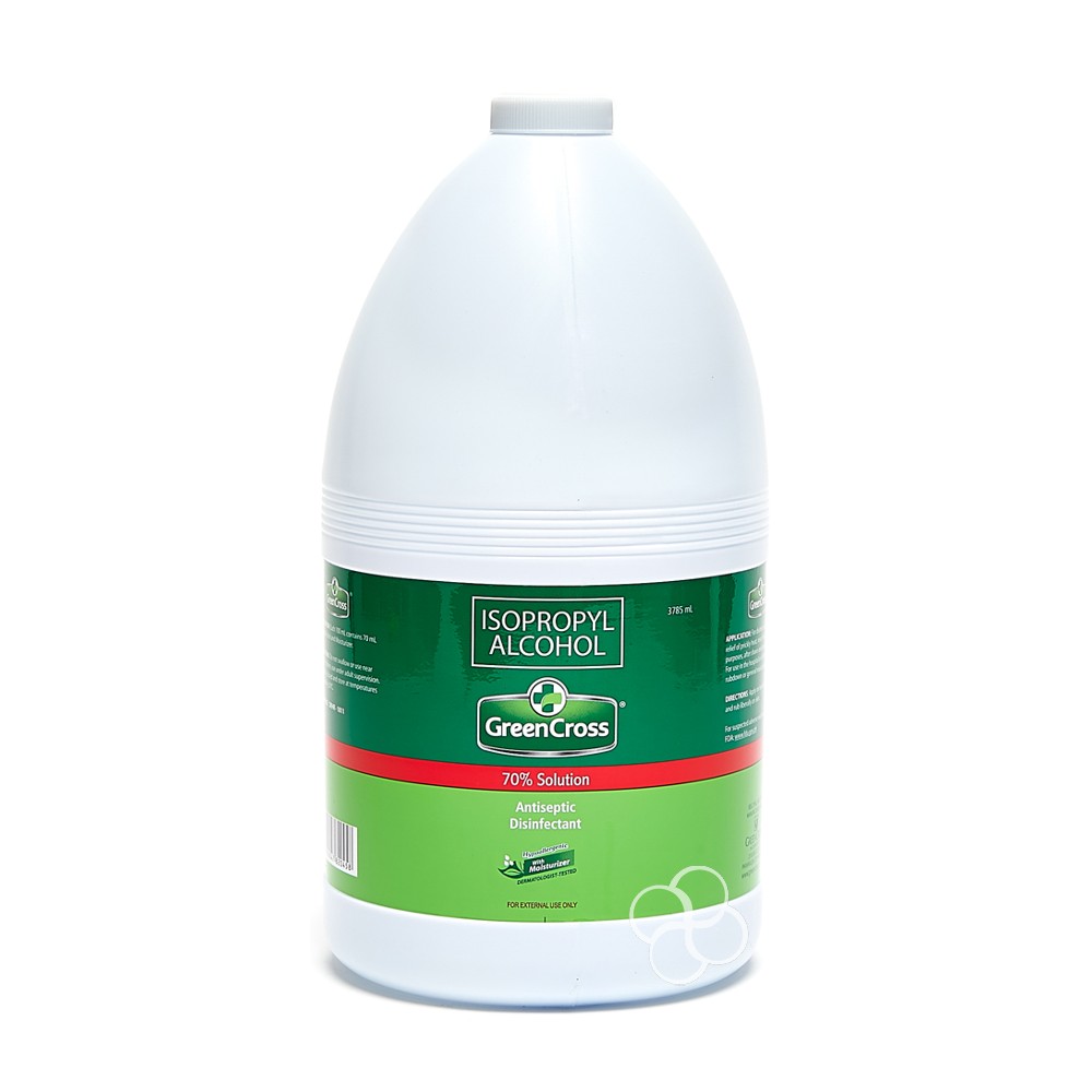 Green Cross Isopropyl Alcohol 70% Solution with Moisturizer 1Gal ...