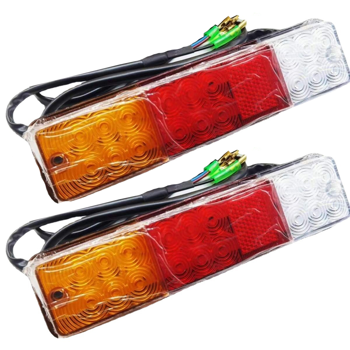 Forklift LED Rear Lamp Three-Color Reverse Brake Steering Taillight 12V ...