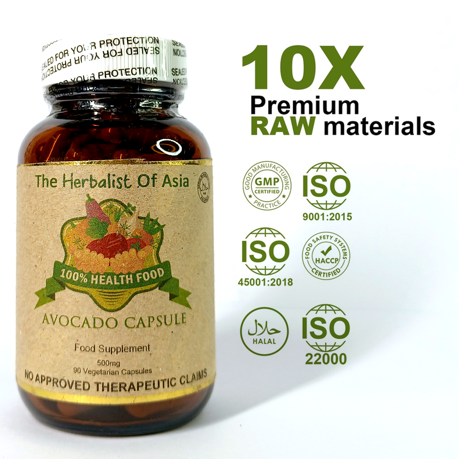 The Herbalist Of Asia Avocado Capsules 500mg x 90 Capsules | Lazada PH