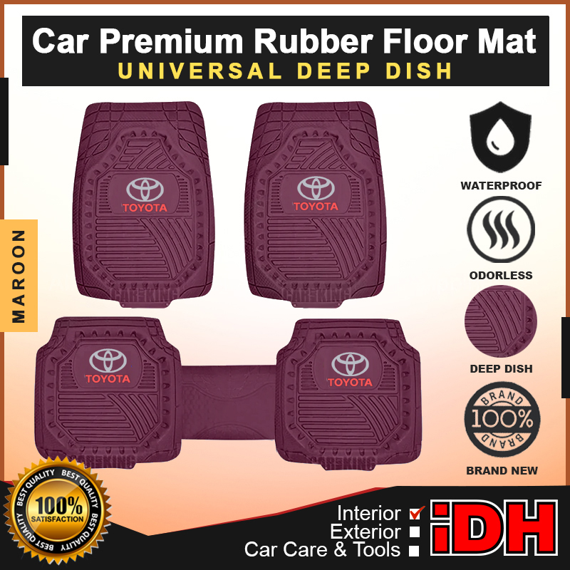 Universal Rubber Matting Deep Dish for TOYOTA | Car Deep Dish Matting ...