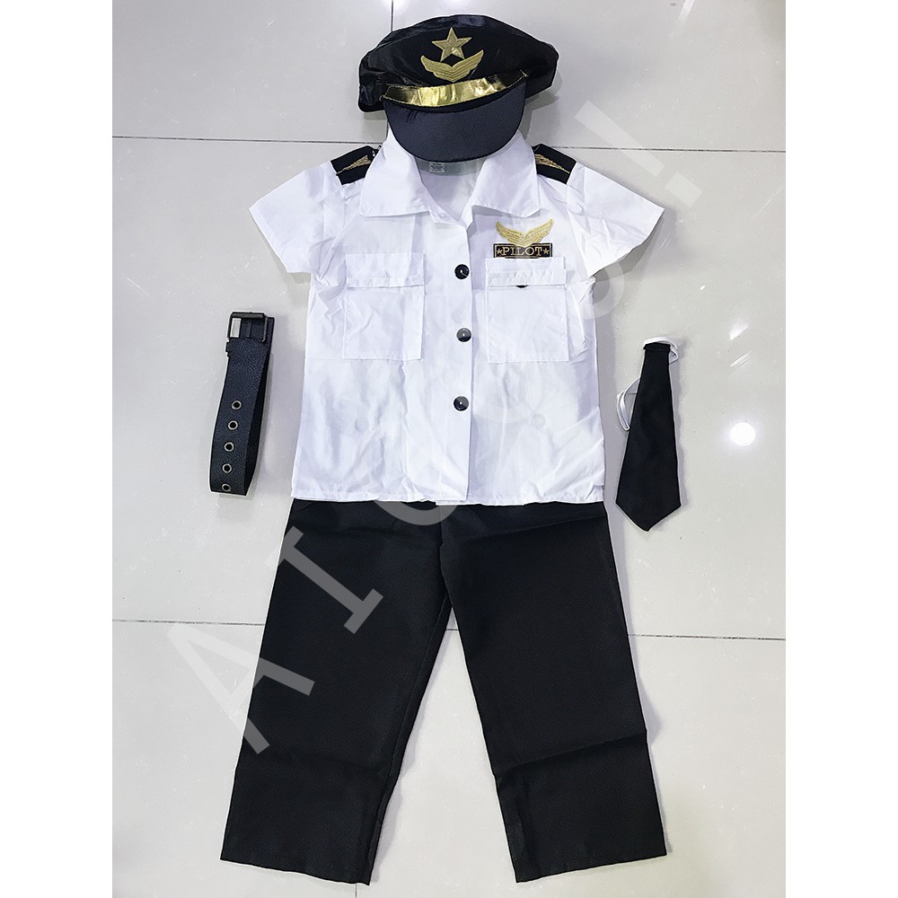 &\pCareer Pilot Costume Set for Kids Occupation Cosplay Boys | Lazada PH