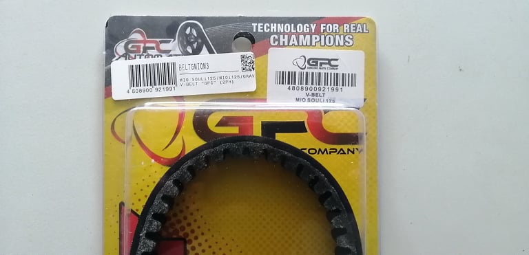 Yamaha Mio soul 125i, Mio125i, Gravis, V belt, Drive belt, belt no. 2PH ...