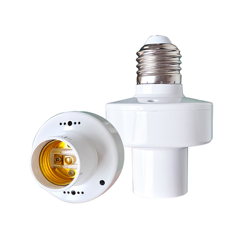 AceDeal E27 Radar Sensor LED Bulb Socket Base 360 Degree PIR Induction Motion Sensor Automatic ...