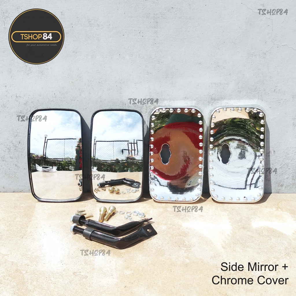 barko agad Bajaj RE Side Mirror and Cover with Bracket TVS King | Lazada PH