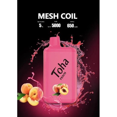 Toha 100 Pod up to 5000 Puffs Rechargeable legal | Lazada PH