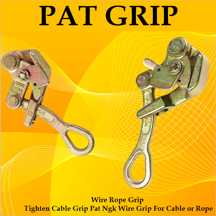 Golden Tool HIGH QUALITY PAT GRIP or come along 1T 2T 3T WIRE ROPE GRIP ...