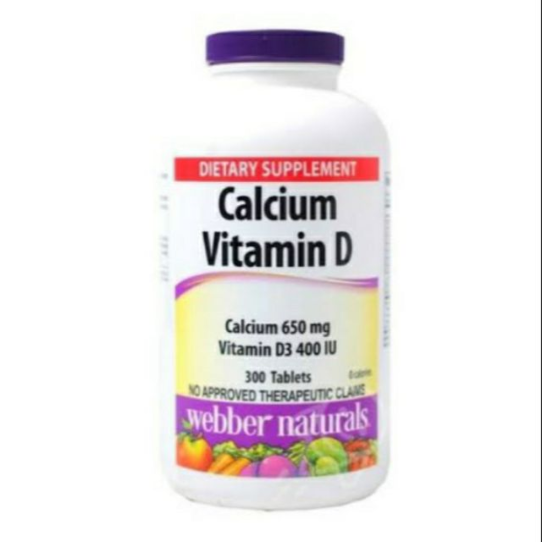 Original Webber Naturals Calcium with Vit D 300 Tablets | Lazada PH