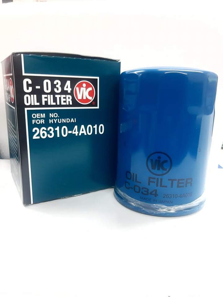 VIC OIL FILTER C-034 for GRAND STAREX, D4CB, H100, CARNIVAL FORTER ...